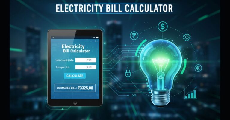 Electricity Bill Calculator [2026-27] | Electricity Bill Calculator